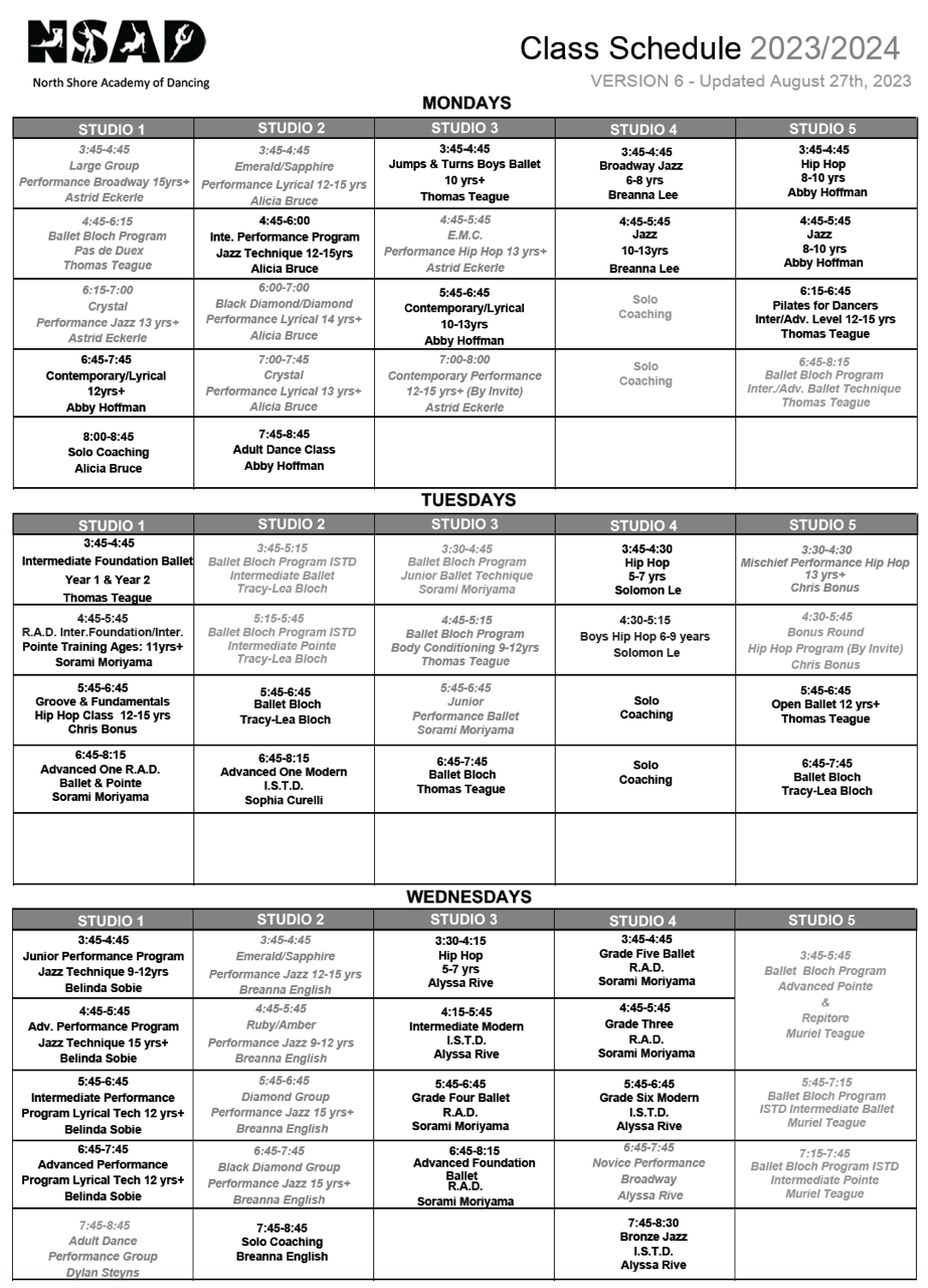 mon-wed.png | North Shore Academy of Dancing